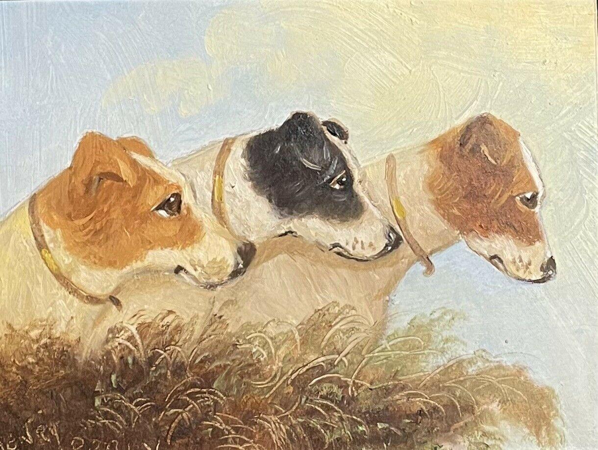 Henry Percy - Horse and Dog, Antique English Oil Painting Signed and ...