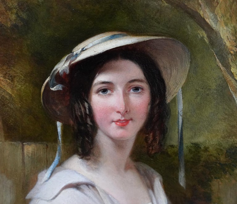 Henry Room - Portrait of a Lady with Harvest - British Victorian ...