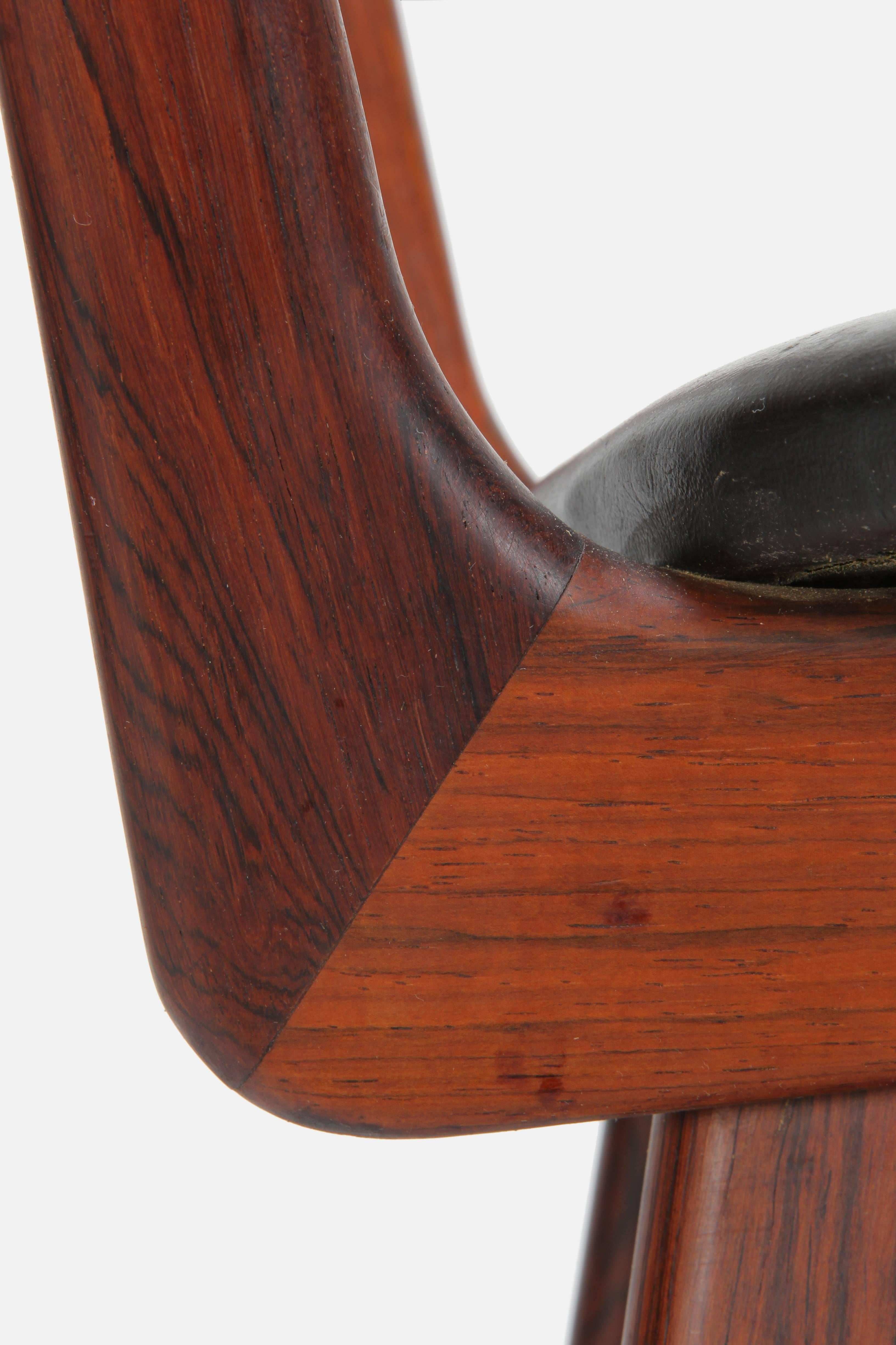 Henry Rosengren Hansen Bar Stools Brande Møbelindustri, 1960s at ...