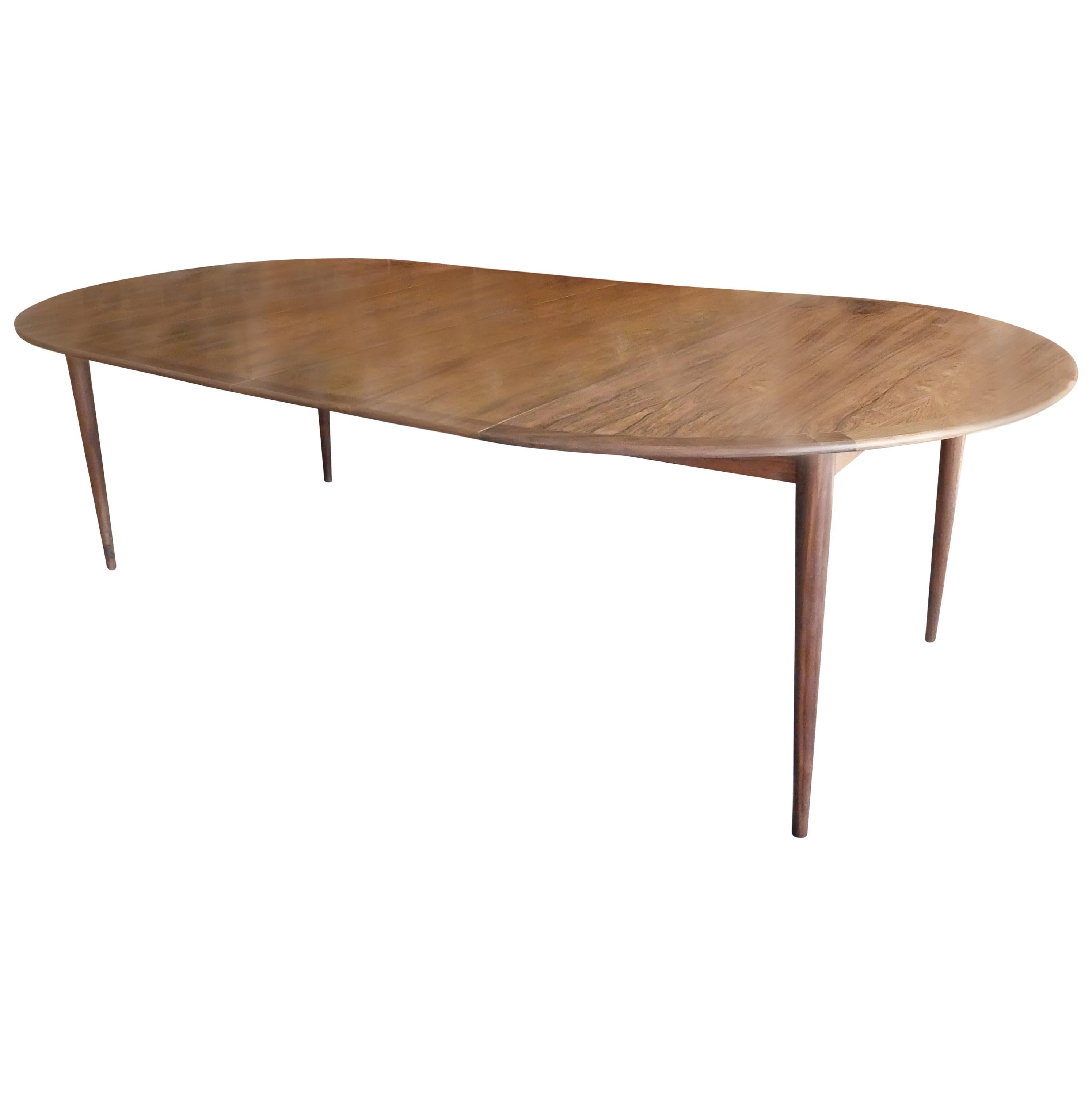 Danish MCM Rosewood Dining Table by Henry Rosengren Hansen, circa 1960s ...