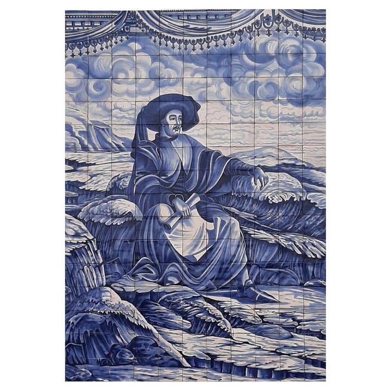 Henry the Navigator Hand Painted Tile Mural, Decorative Ceramic Tiles ...