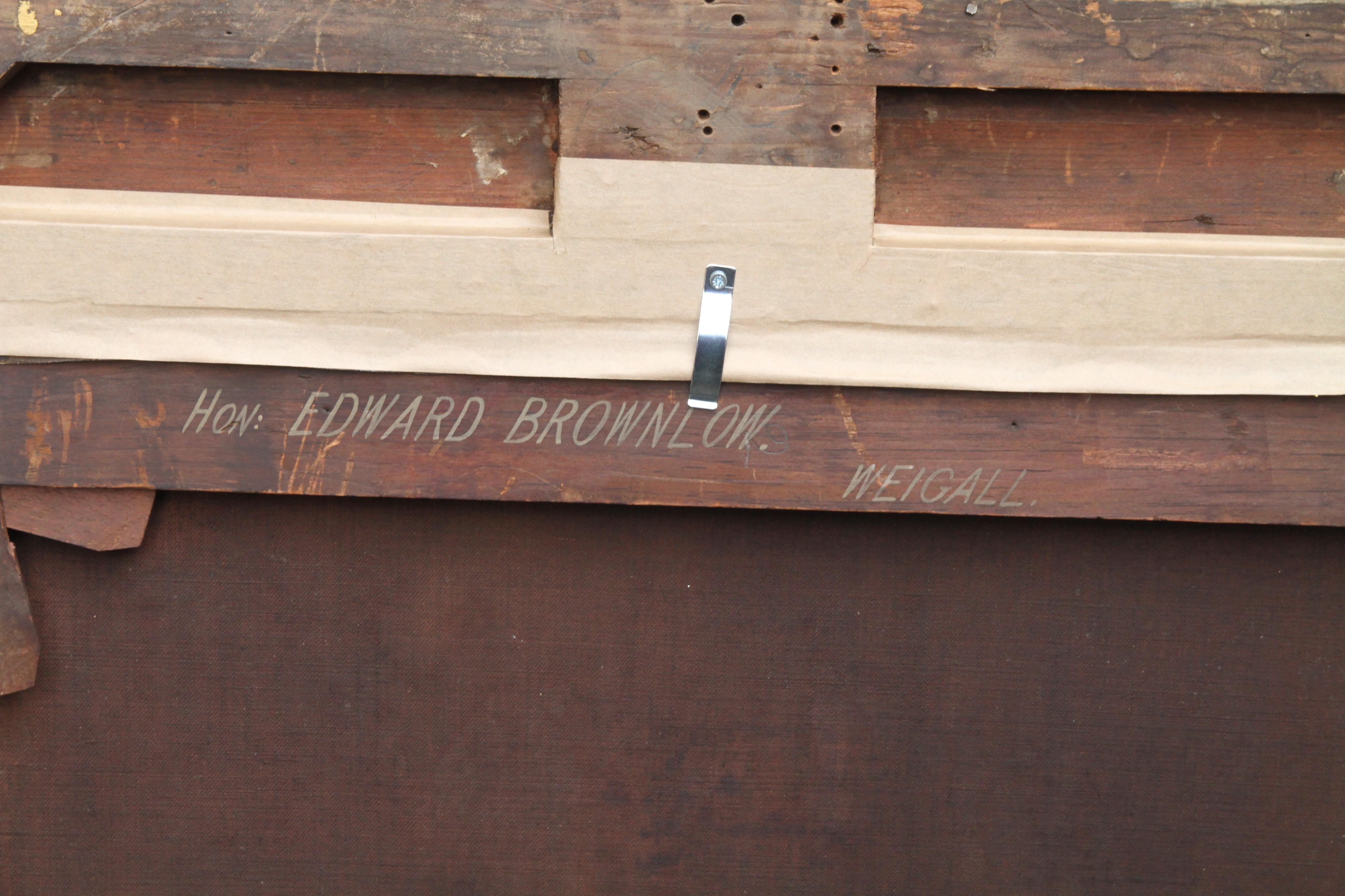 Henry Weigall - Military Portrait of Hon Edward Brownlow - British 19th ...