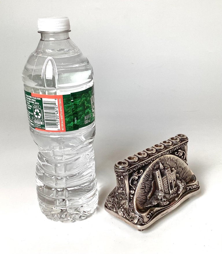 Henryk Winograd Silver Menorah For Sale at 1stDibs
