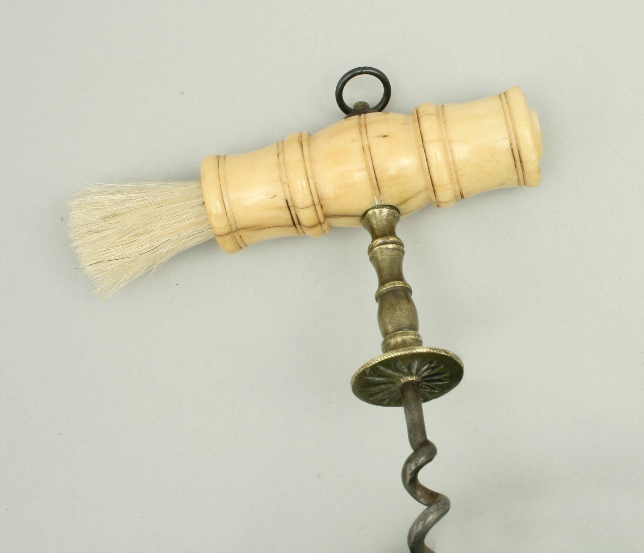 Henshall Type Bone Handled Corkscrew at 1stDibs