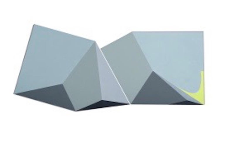 Heny Steinberg - Singularity I - mixed media abstract geometric graphic ...