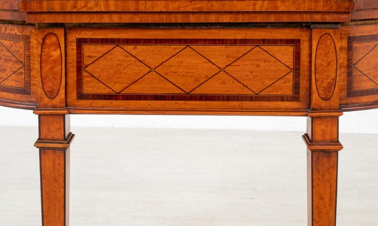 Hepplewhite Card Table, Antique Satinwood Games Tables, 1880 For Sale ...