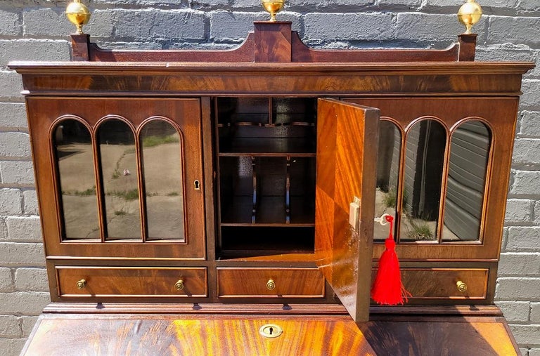 Hepplewhite Style Apprentice Miniature Secretary Chest For Sale at 1stDibs