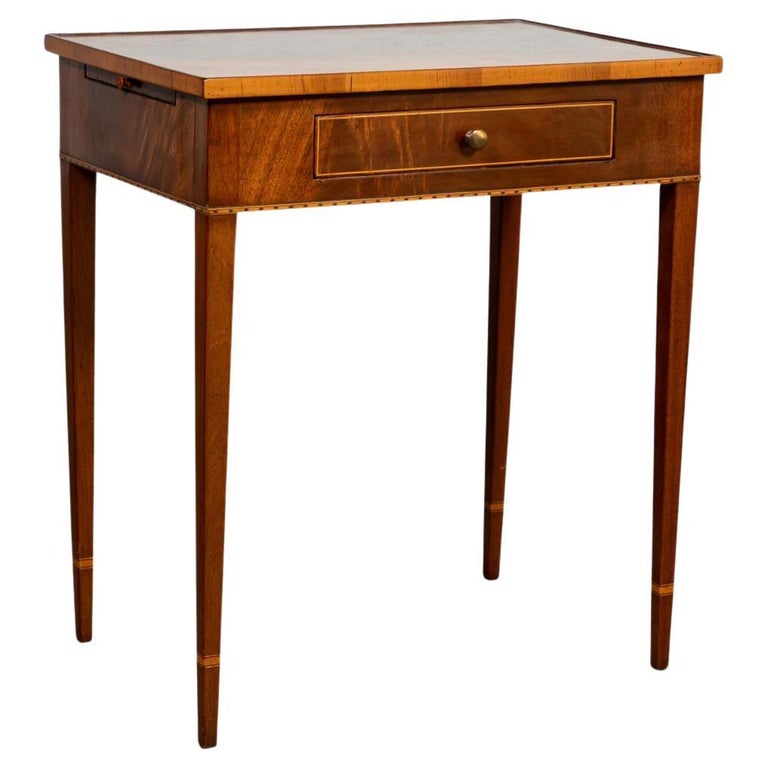 Hepplewhite Style Side Table For Sale at 1stDibs