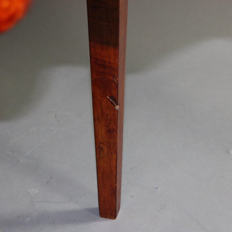 Hepplewhite Style Tiger and Birds Eye Maple Work Table, 20th Century at ...