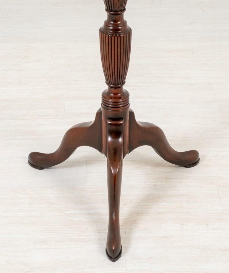 Hepplewhite Torchiere Mahogany Column Stand For Sale at 1stDibs