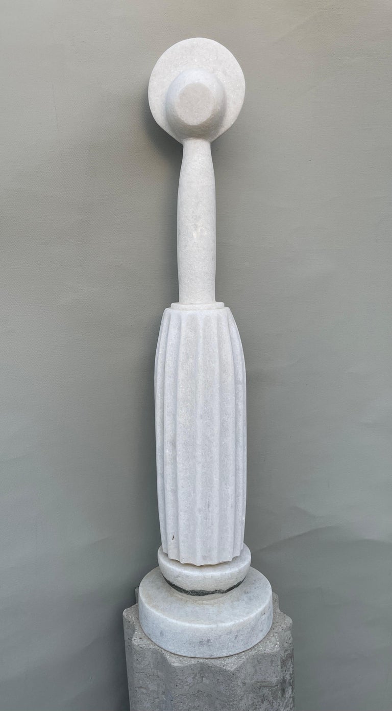 Hera Hand Carved Marble Sculpture by Tom Von Kaenel For Sale at 1stDibs
