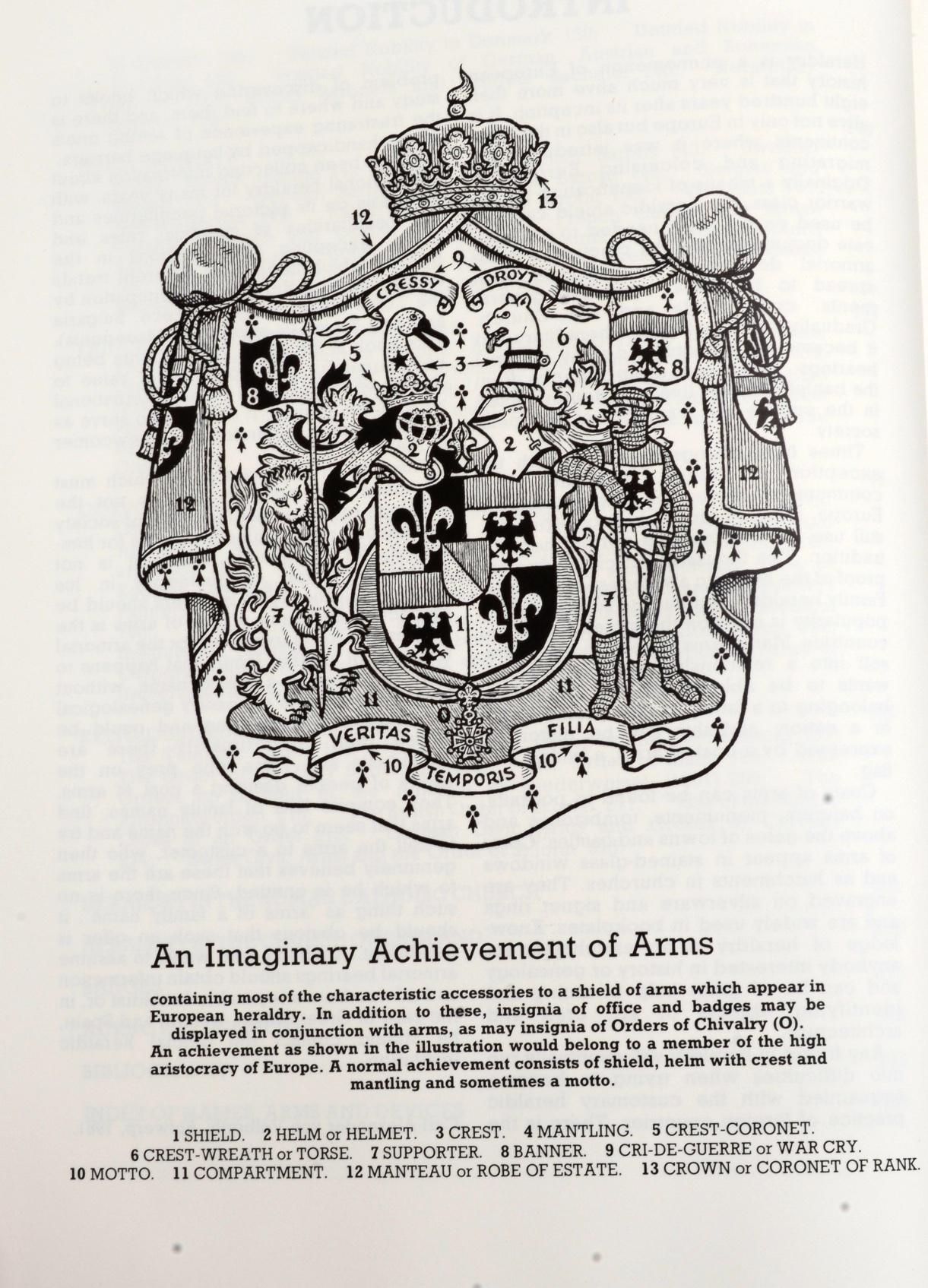 Heraldry Custom, Rules and Styles by Carl-Alexander Von Volborth at 1stDibs