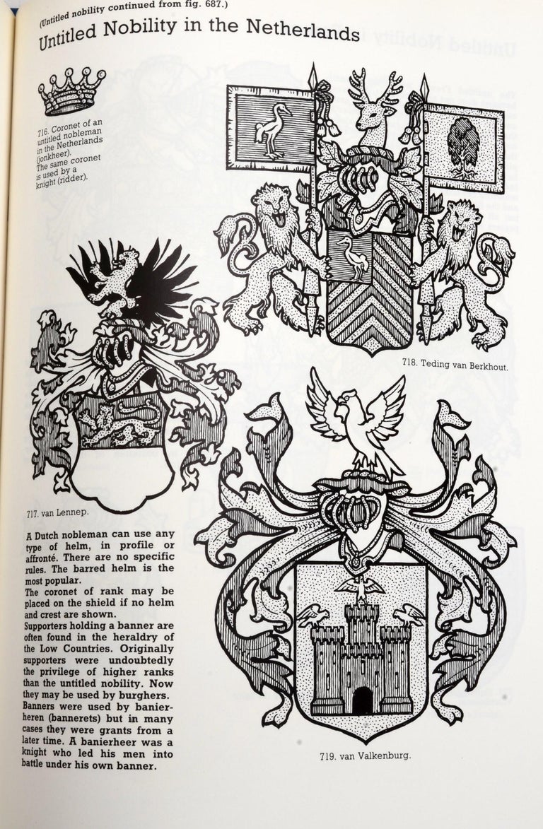 Heraldry Custom, Rules and Styles by Carl-Alexander Von Volborth at 1stDibs