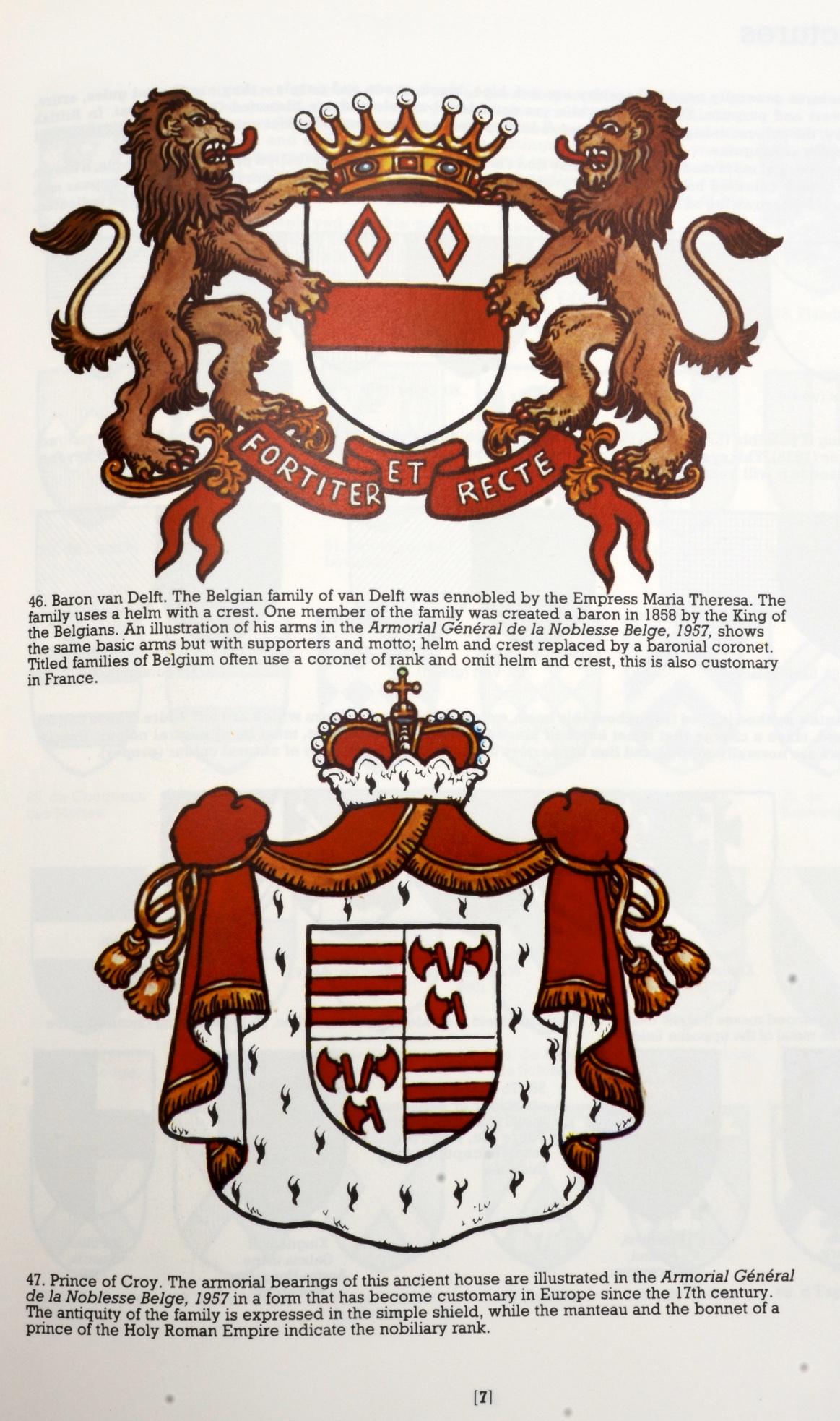 Heraldry Custom, Rules and Styles by Carl-Alexander Von Volborth at 1stDibs