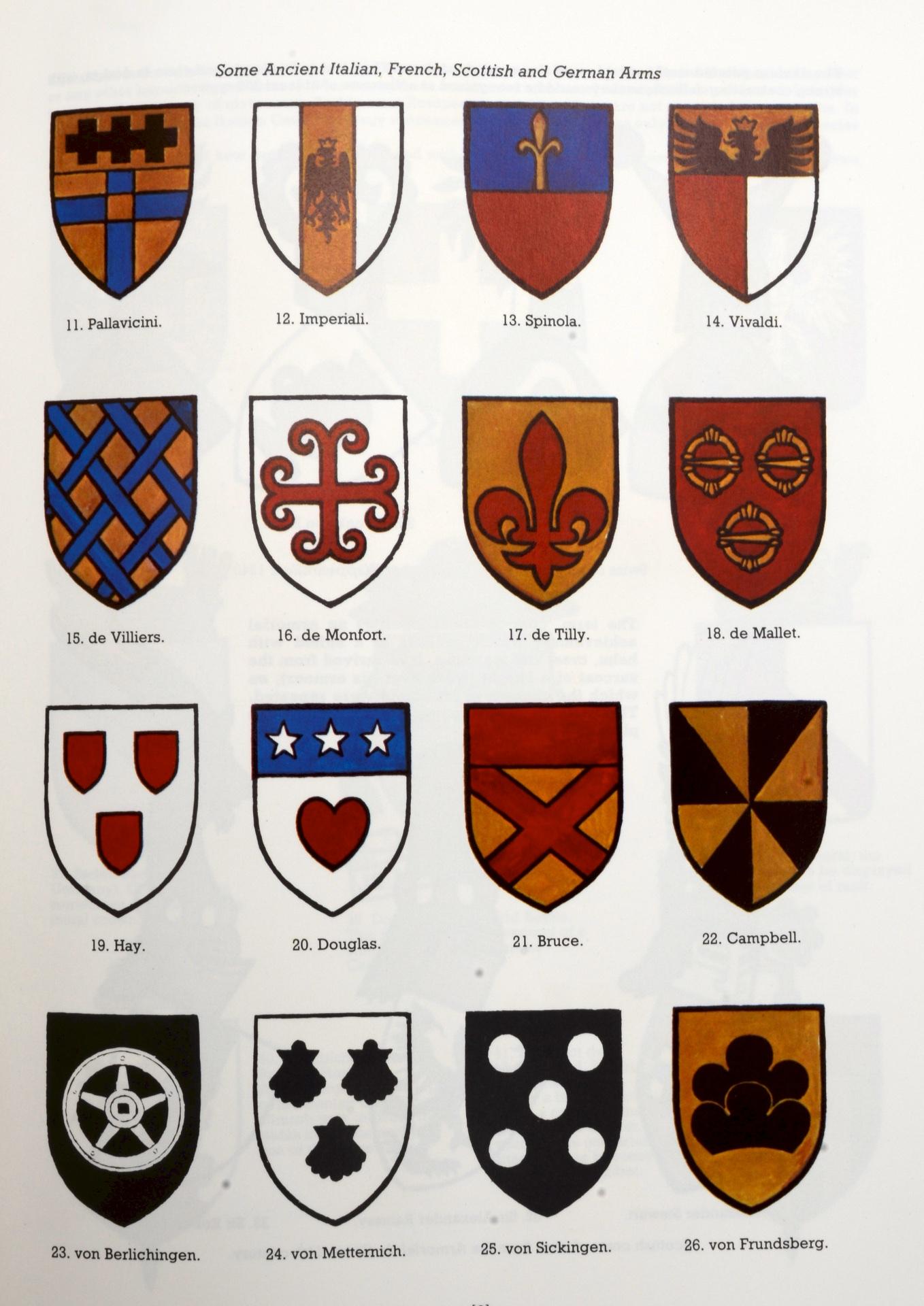 Heraldry Custom, Rules and Styles by Carl-Alexander Von Volborth at 1stDibs