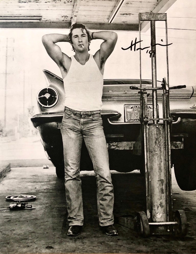 Herb Ritts - Herb Ritts Hand Signed Photograph Richard Gere Black and ...