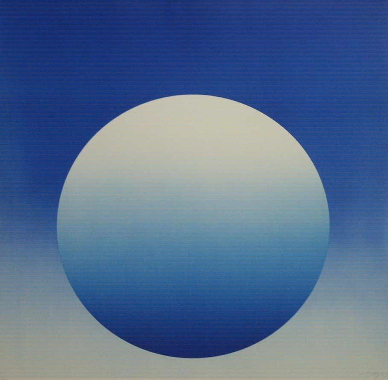 Herbert Bayer - Weightless Blue For Sale at 1stDibs