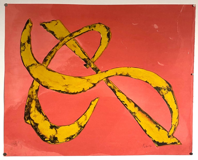 Herbert Ferber - Abstract Expressionist Silkscreen Screenprint from ...