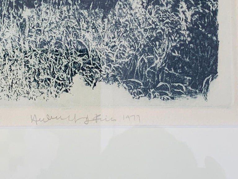 Herbert Fink, "Annies Garden, Etching" on Paper, 1979 at 1stDibs