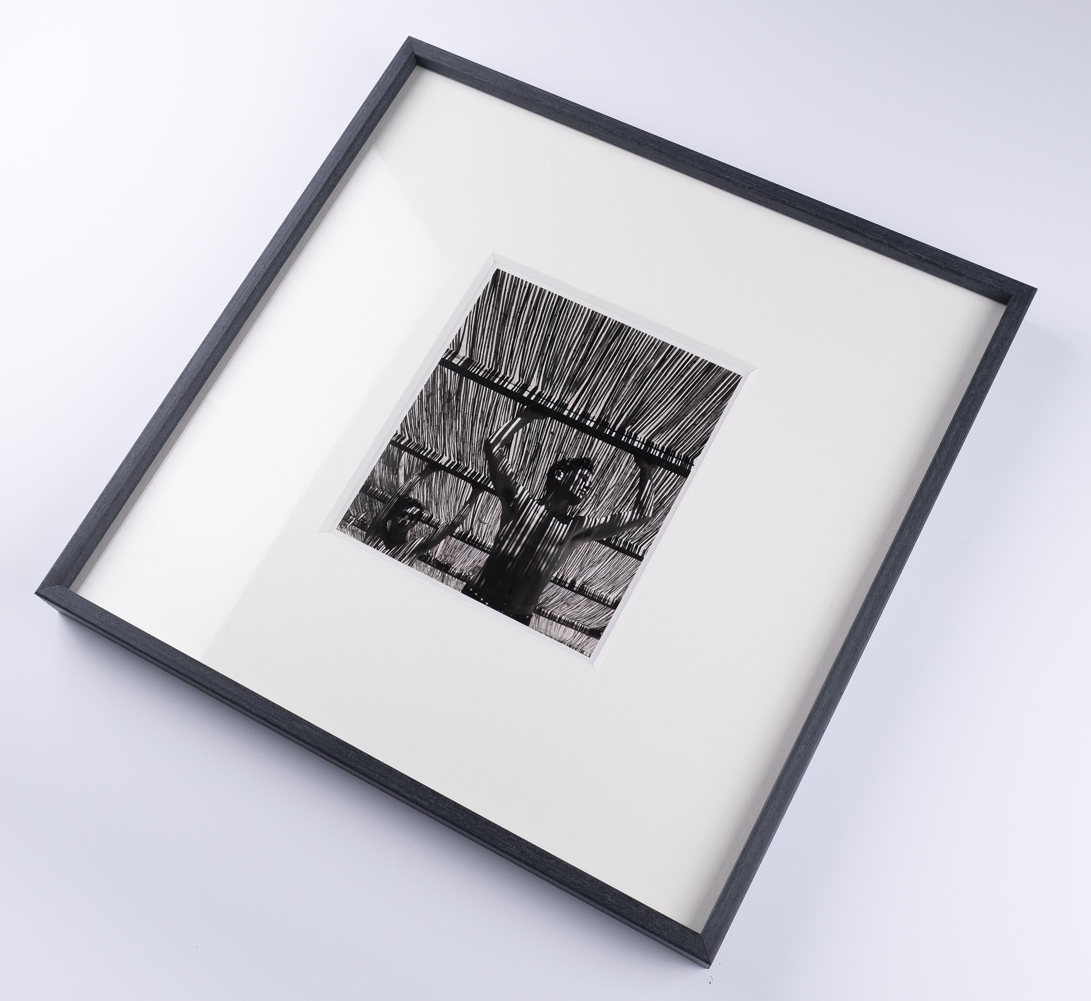 Herbert List "Young Men Under a Reed Roof" Estate-Stamped Framed Print ...