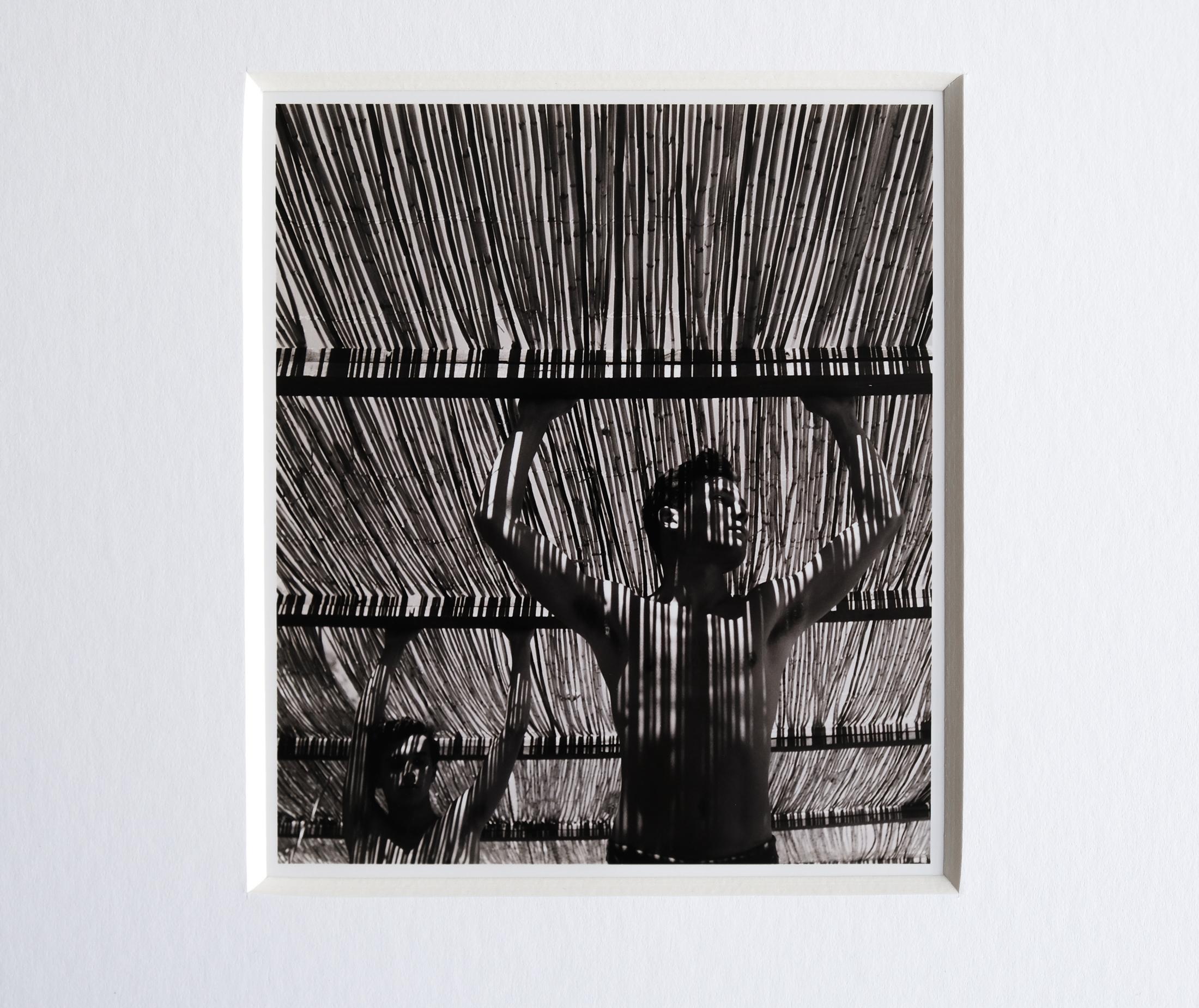 Herbert List "Young Men Under a Reed Roof" Estate-Stamped Framed Print ...