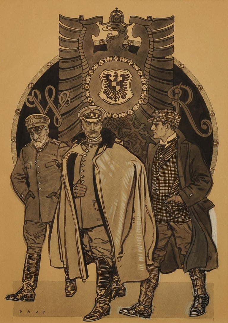 Herbert Paus - Men in Martial Dress For Sale at 1stDibs