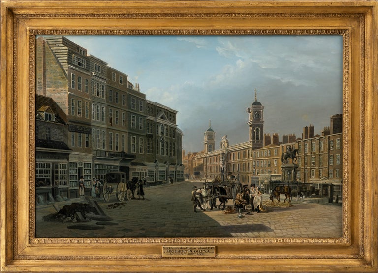 Herbert Pugh - Old Northumberland House, London, c. 1770 For Sale at ...