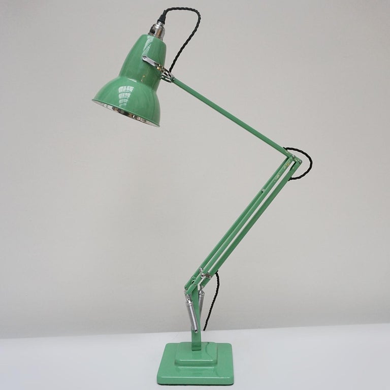 Herbert Terry and Sons Mid 20th Century Repainted Green Anglepoise Desk ...