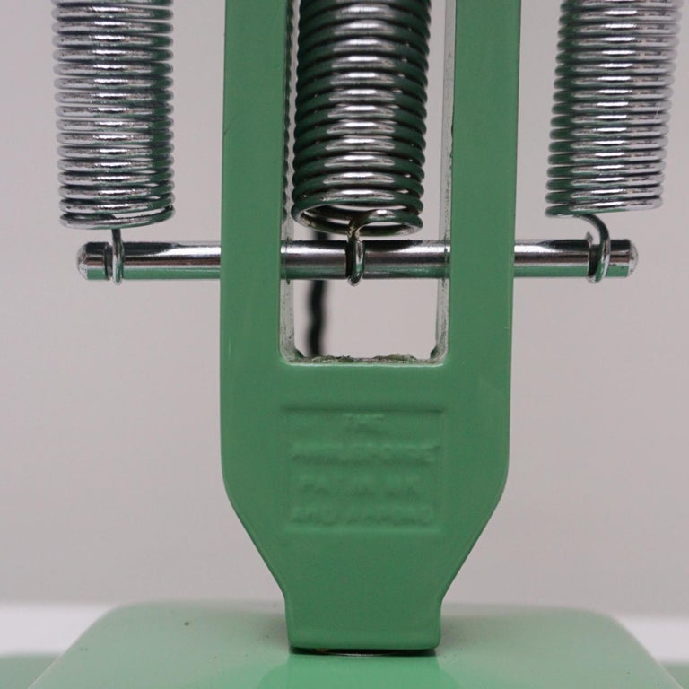 Herbert Terry and Sons Mid 20th Century Repainted Green Anglepoise Desk ...