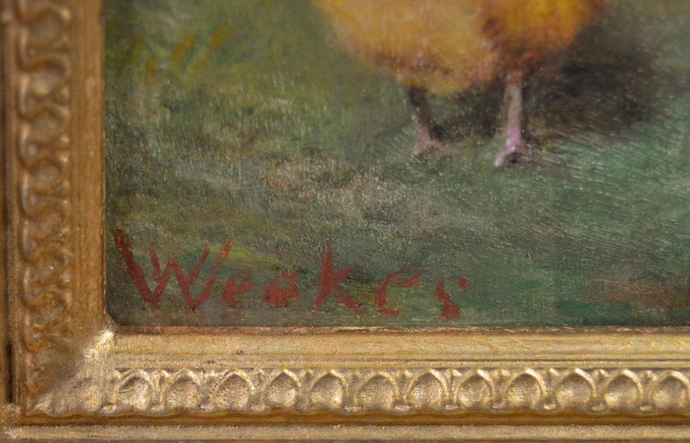 Herbert William Weekes - 19th Century genre oil painting of donkeys ...