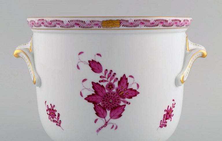 Herend Chinese Bouquet Raspberry, Champagne Cooler and Small Bowl For ...