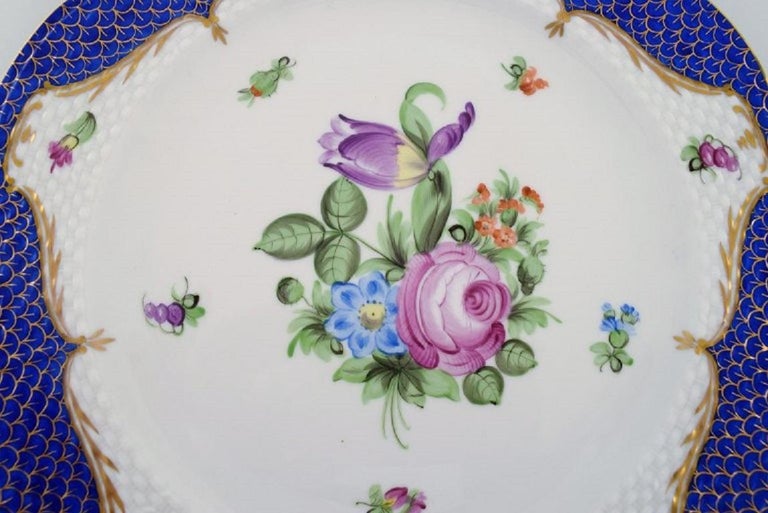 Herend Dinner Plate in Hand-Painted Porcelain, Dated 1941 For Sale at ...