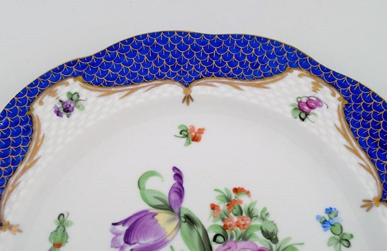 Herend Dinner Plate in Hand-Painted Porcelain, Dated 1941 For Sale at ...
