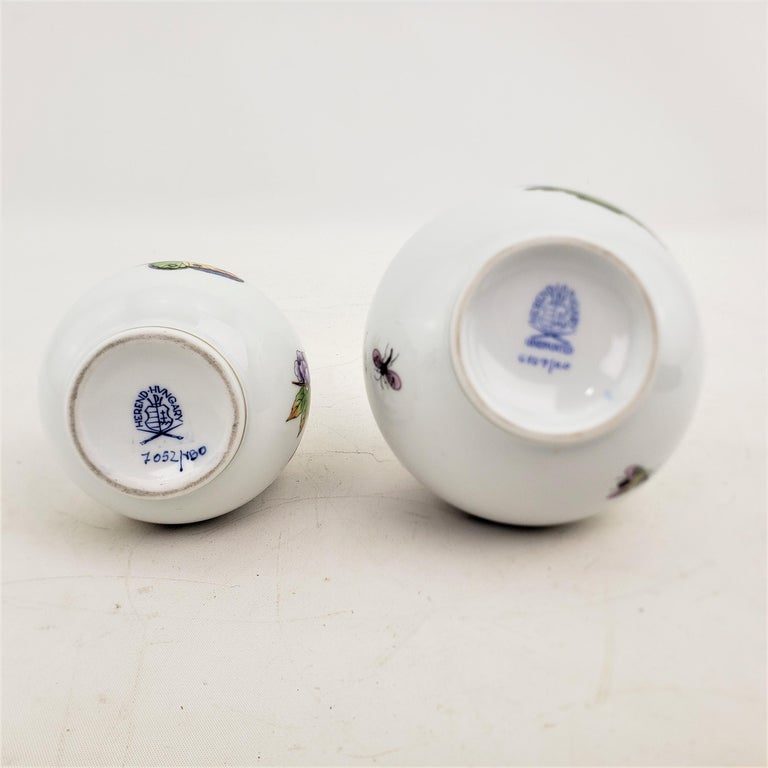Herend Porcelain Rothschild Birds Perfume Bottle and Queen Victoria ...