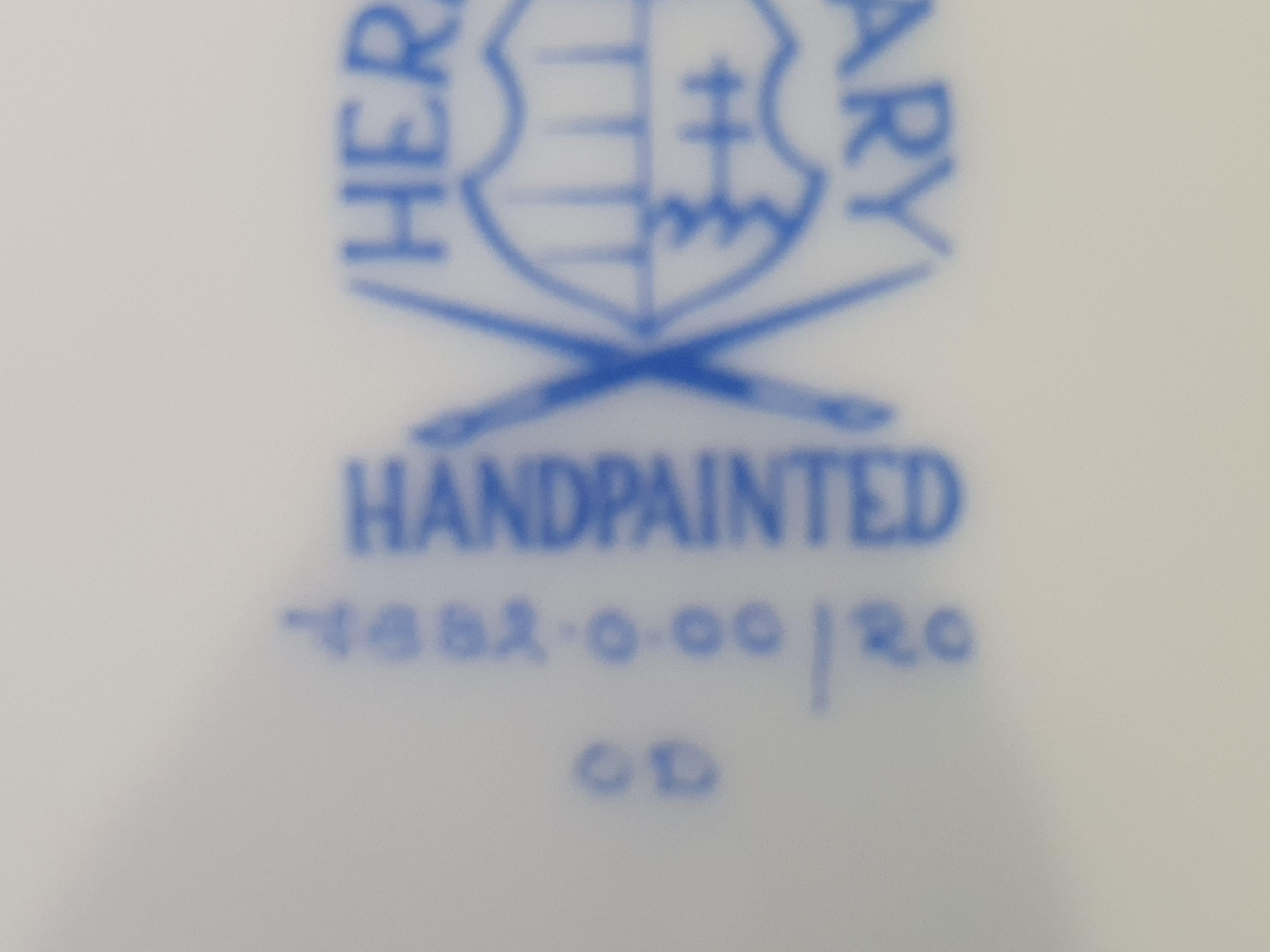 Herend "Rothschild" Hand Painted Porcelain Rectangular Box, Hungary ...