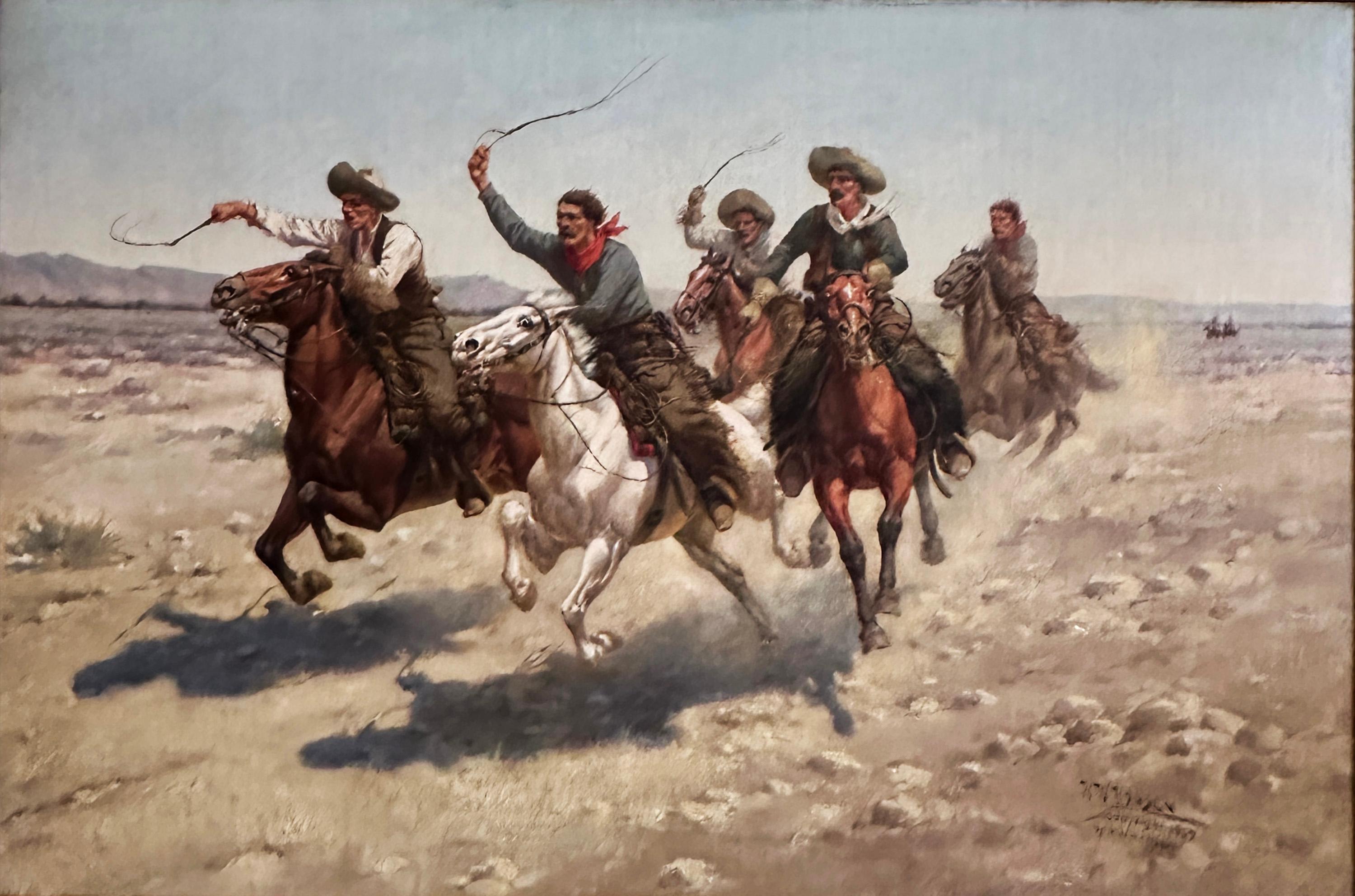 Herman Hansen - Cowboy Race For Sale at 1stDibs