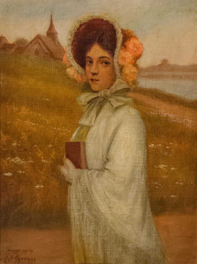 Herman Hyneman – Originales amerikanisches Porträt von Herman Hyneman ...