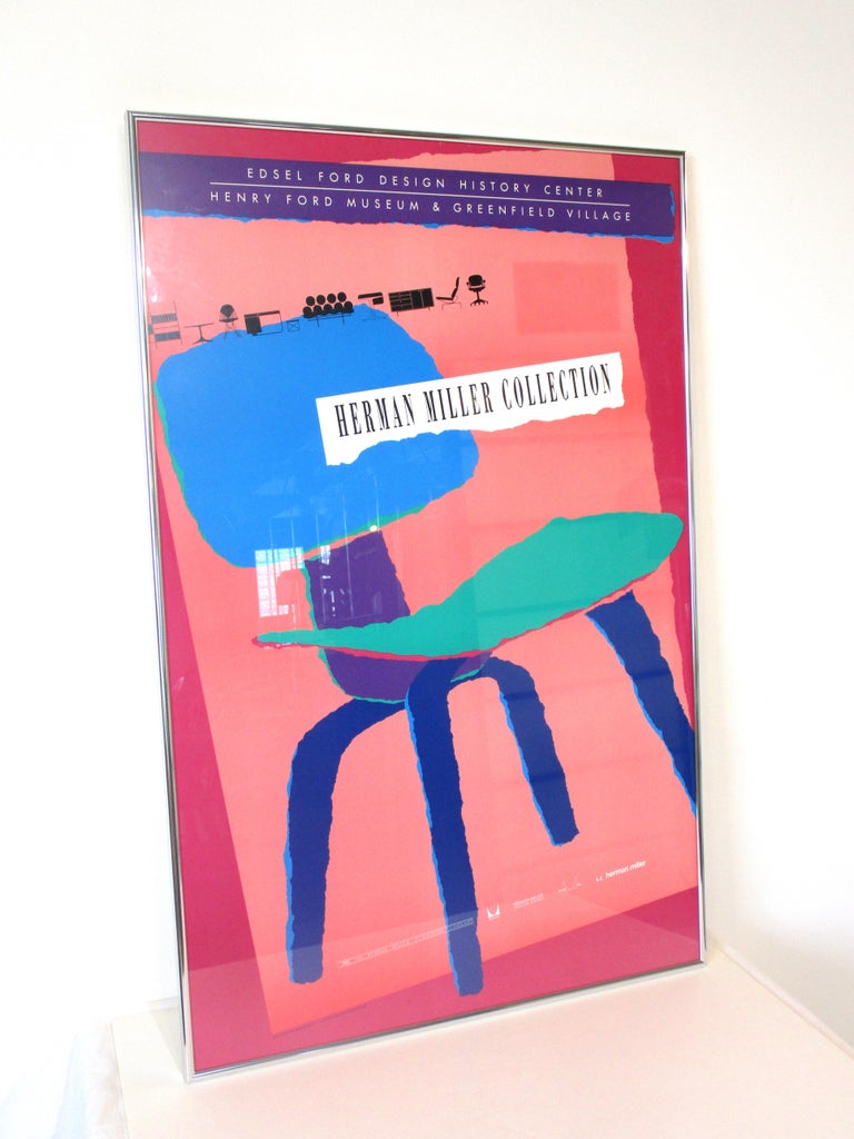 Herman Miller Collection Poster by Linda Powell, 1989 For Sale at 1stDibs