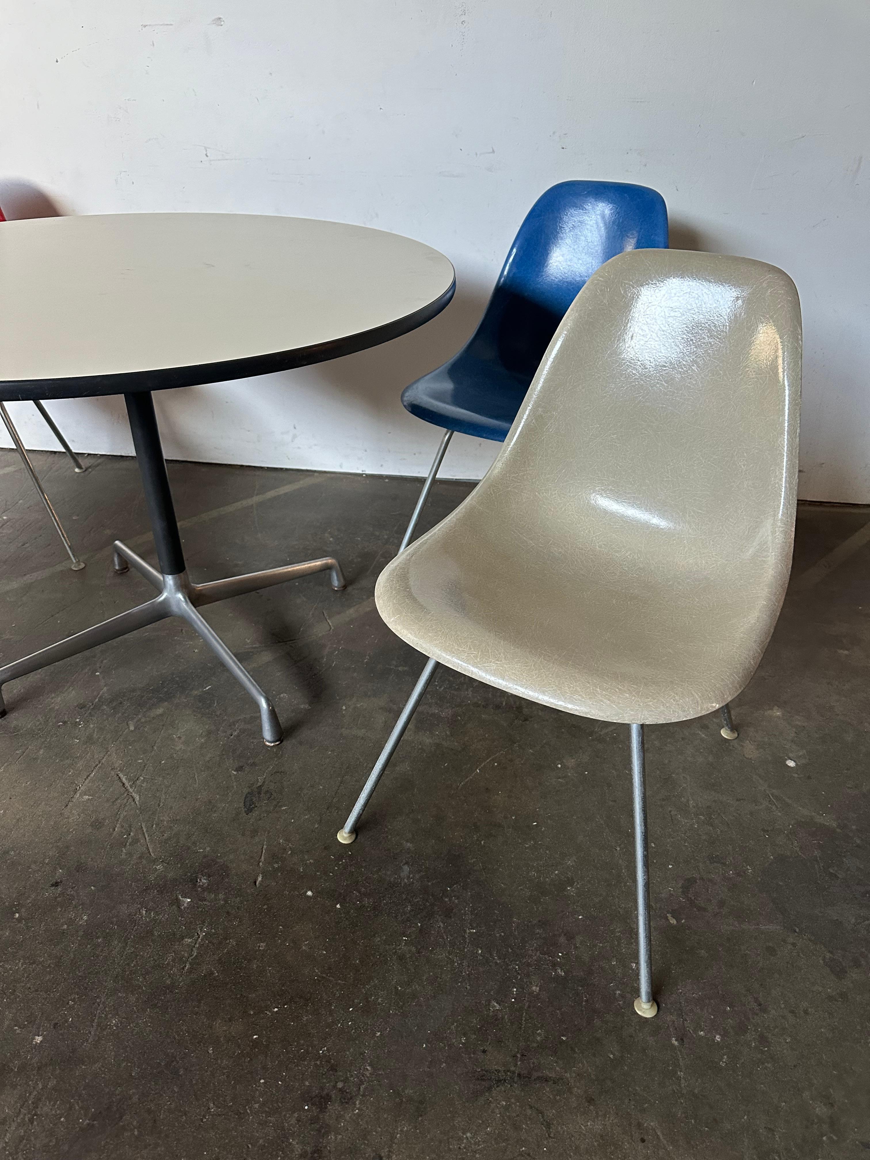Herman Miller Eames Dining Chair Set with 48” Eames Dining Table For ...