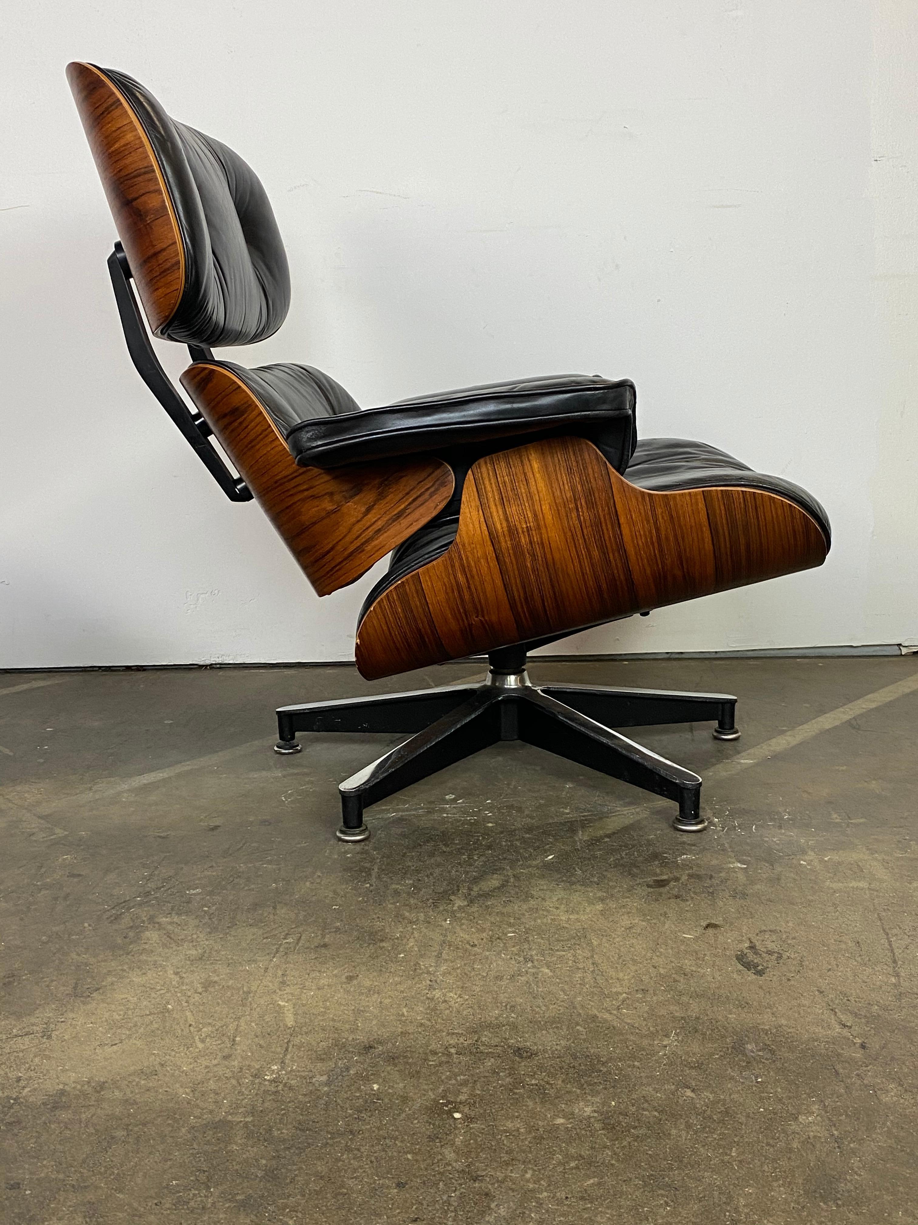 Herman Miller Eames Lounge Chair and Ottoman at 1stDibs