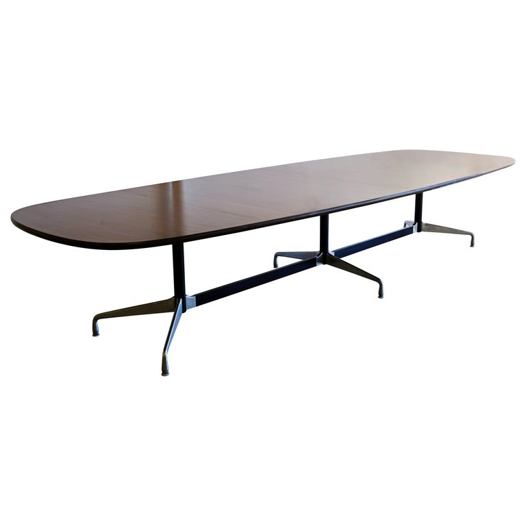 Herman Miller Segmented Conference Table with Aluminum Base at 1stDibs