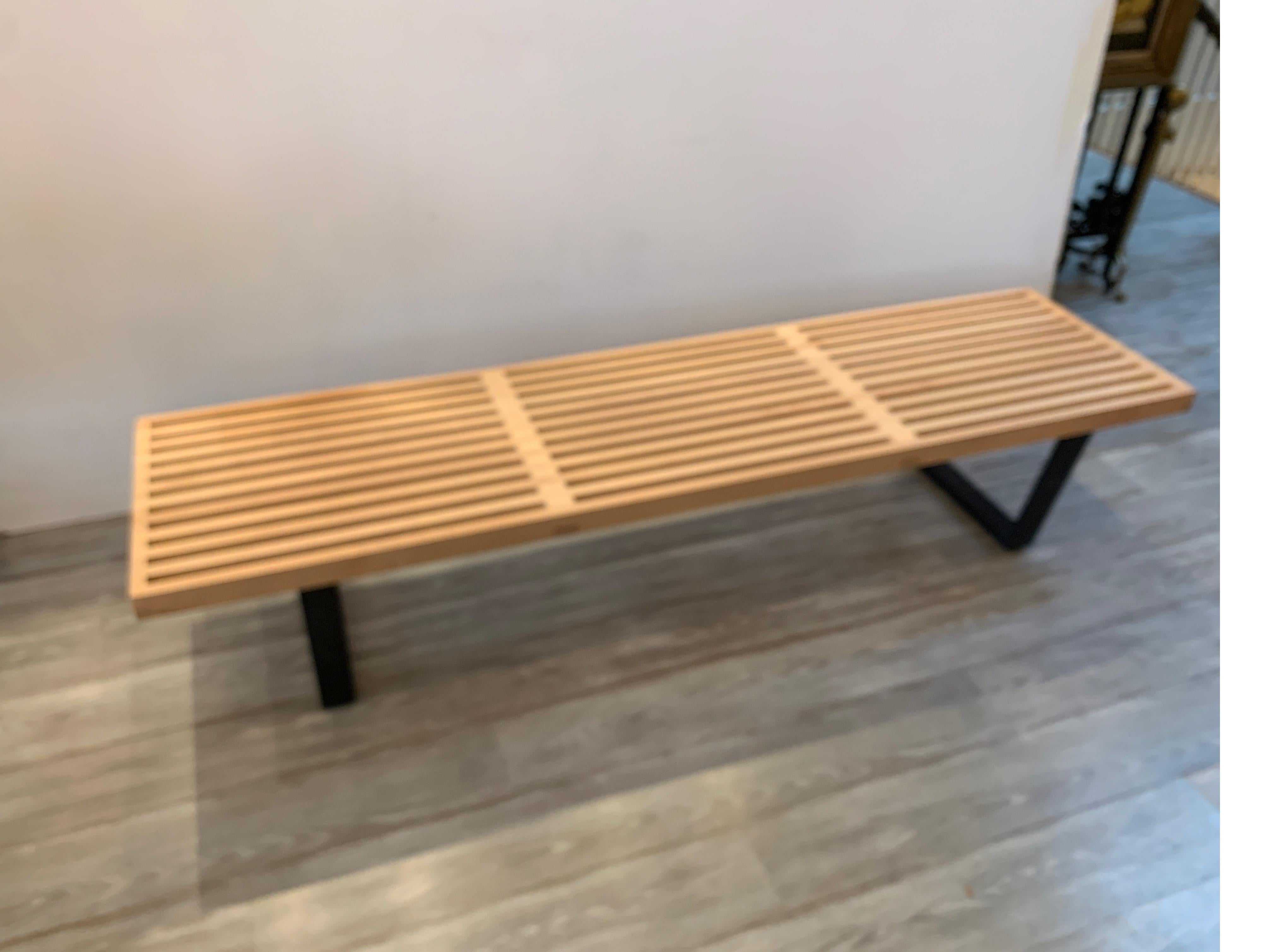 Herman Miller Slat Bench by George Nelson For Sale at 1stDibs | herman ...