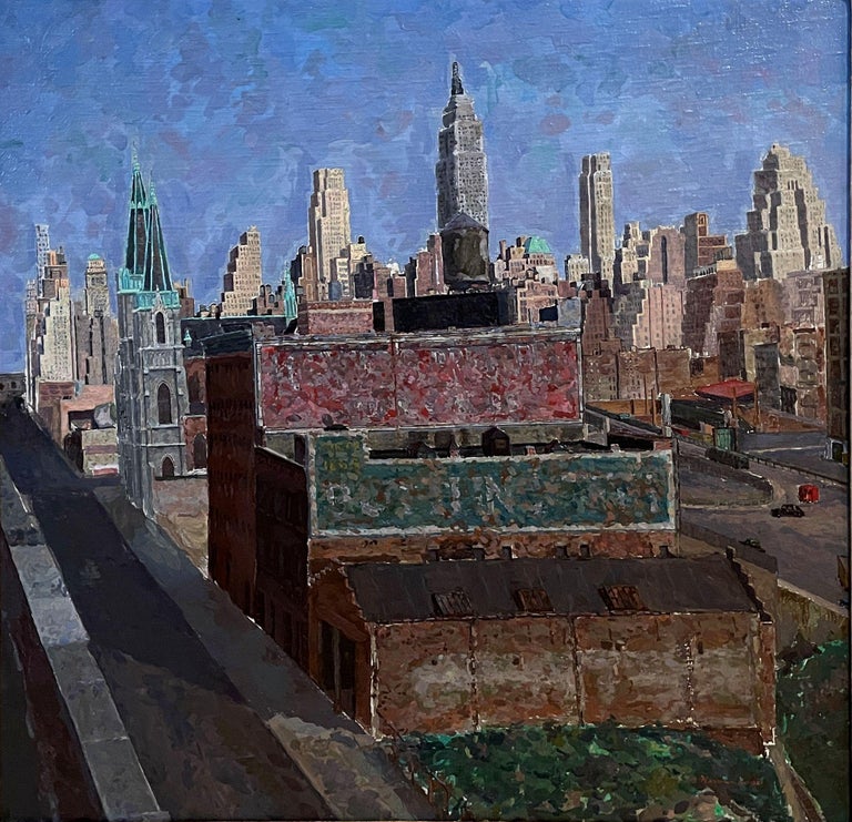 Herman Rose - "Manhattan Looking East," Herman Rose, WPA New York City ...