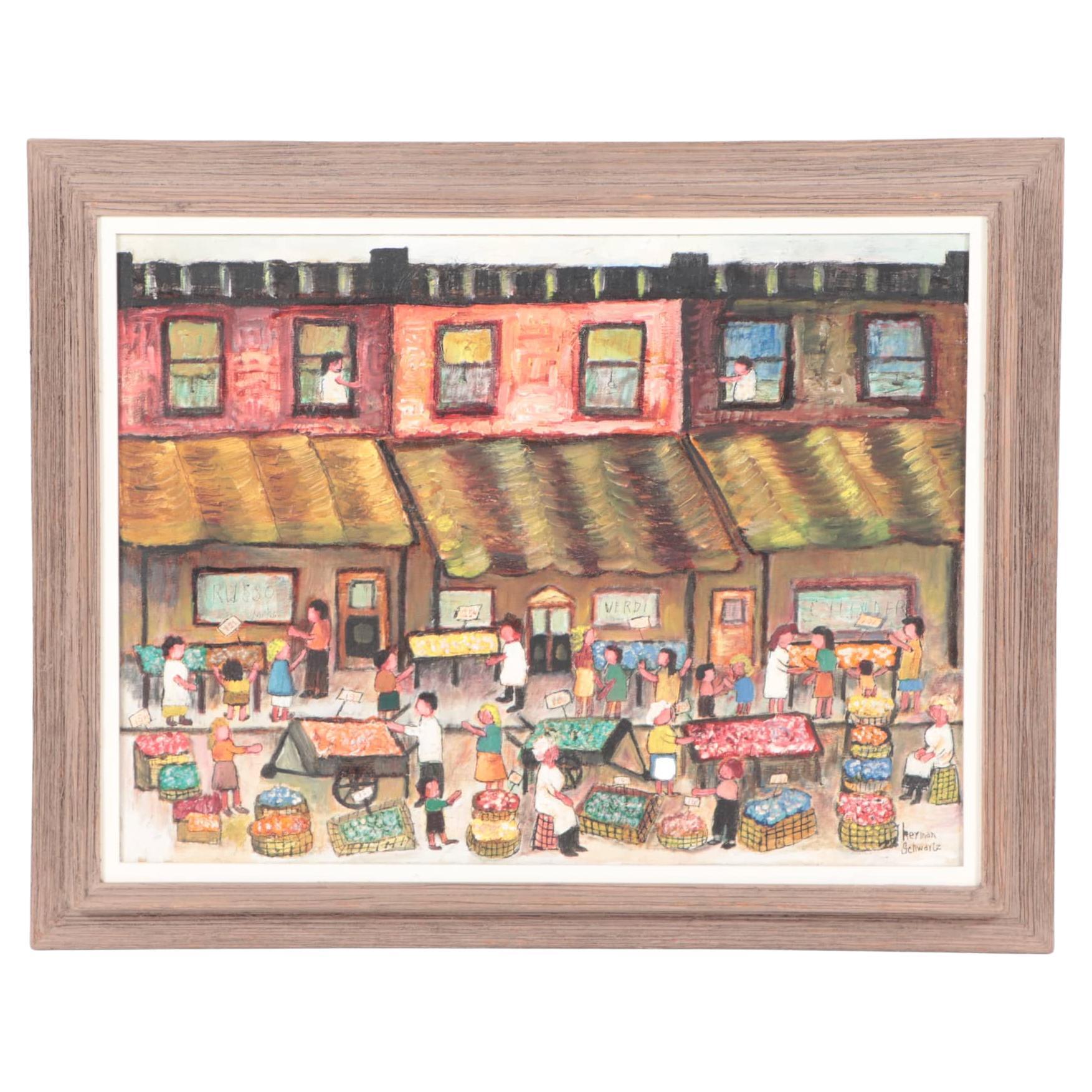 20th Century Josef Herman Landscape Painting For Sale at 1stDibs ...