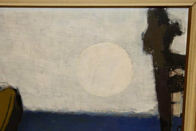 Hermann Bachmann - Hermann Bachmann, 1952, Abstract Modern Oil Painting ...