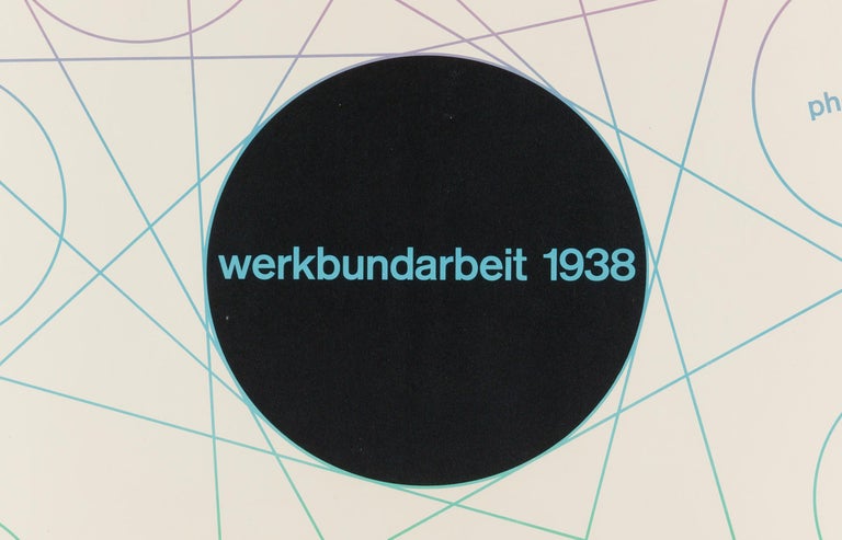 Hermann Eidenbenz - Werkbund – Original Swiss Exhibition Poster For ...
