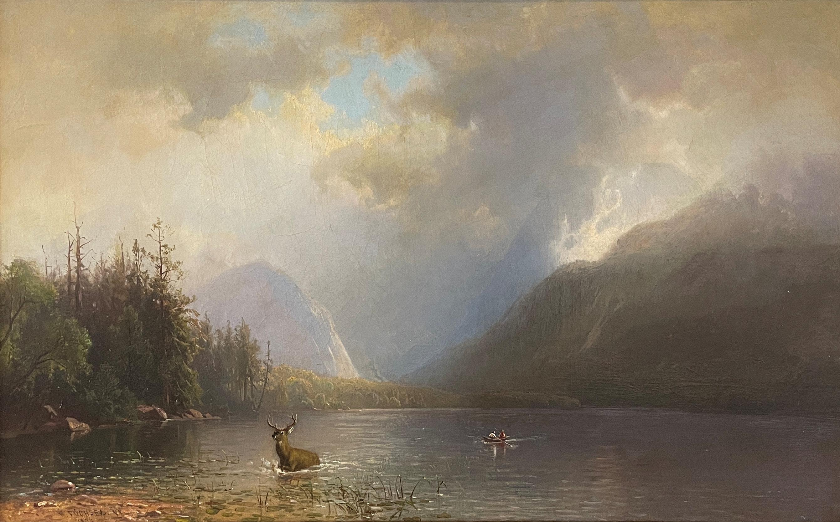Thomas Doughty - "Landscape with Pine Trees and House," Thomas Doughty ...