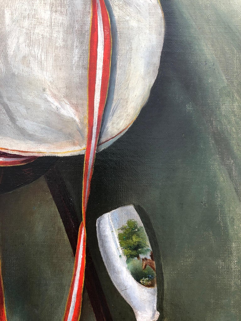 Hermann Haller - Still life with sailor's beret, beer mug, long pipe ...