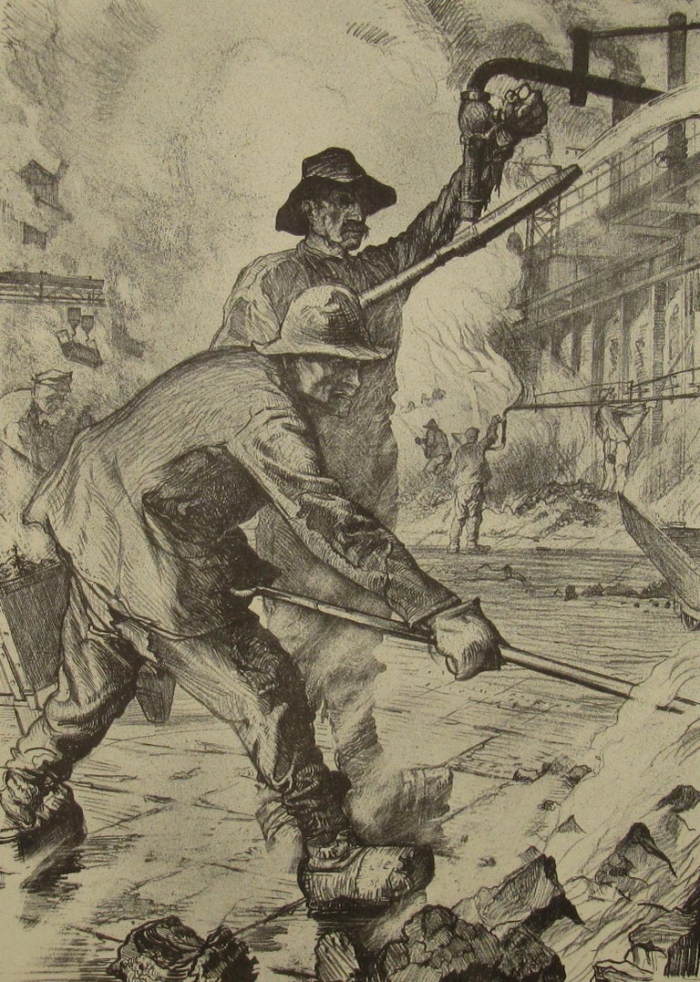 Hermann Katelhön - Workers - INDUSTRIAL ART - Pre War German School ...