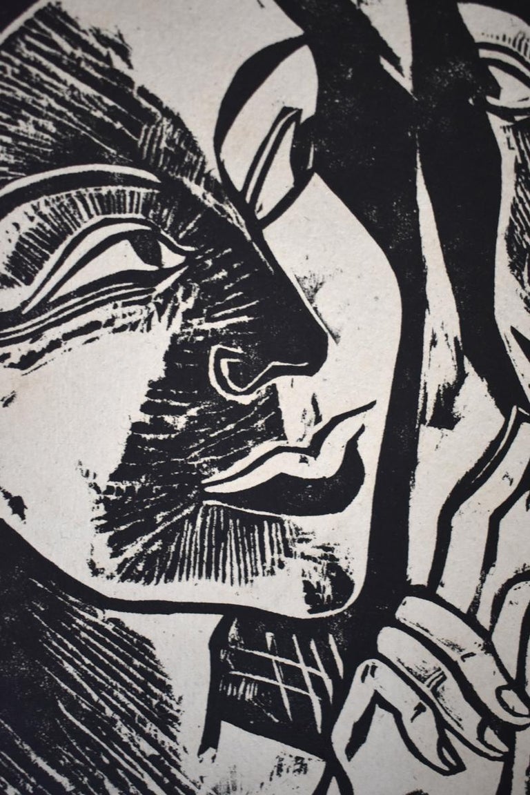 Hermann Max Pechstein - Dialogue, from: HM Pechstein Woodcuts ...